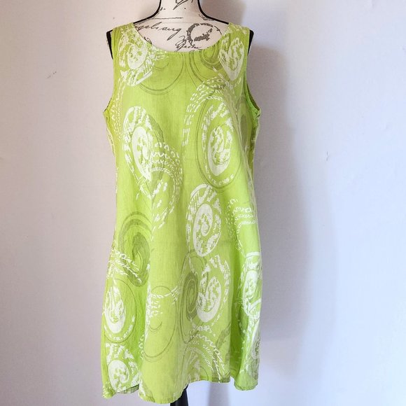 Vasana | Dresses | Nwot Vasna Made In Italy Linen Lagenlook Shift Dress ...